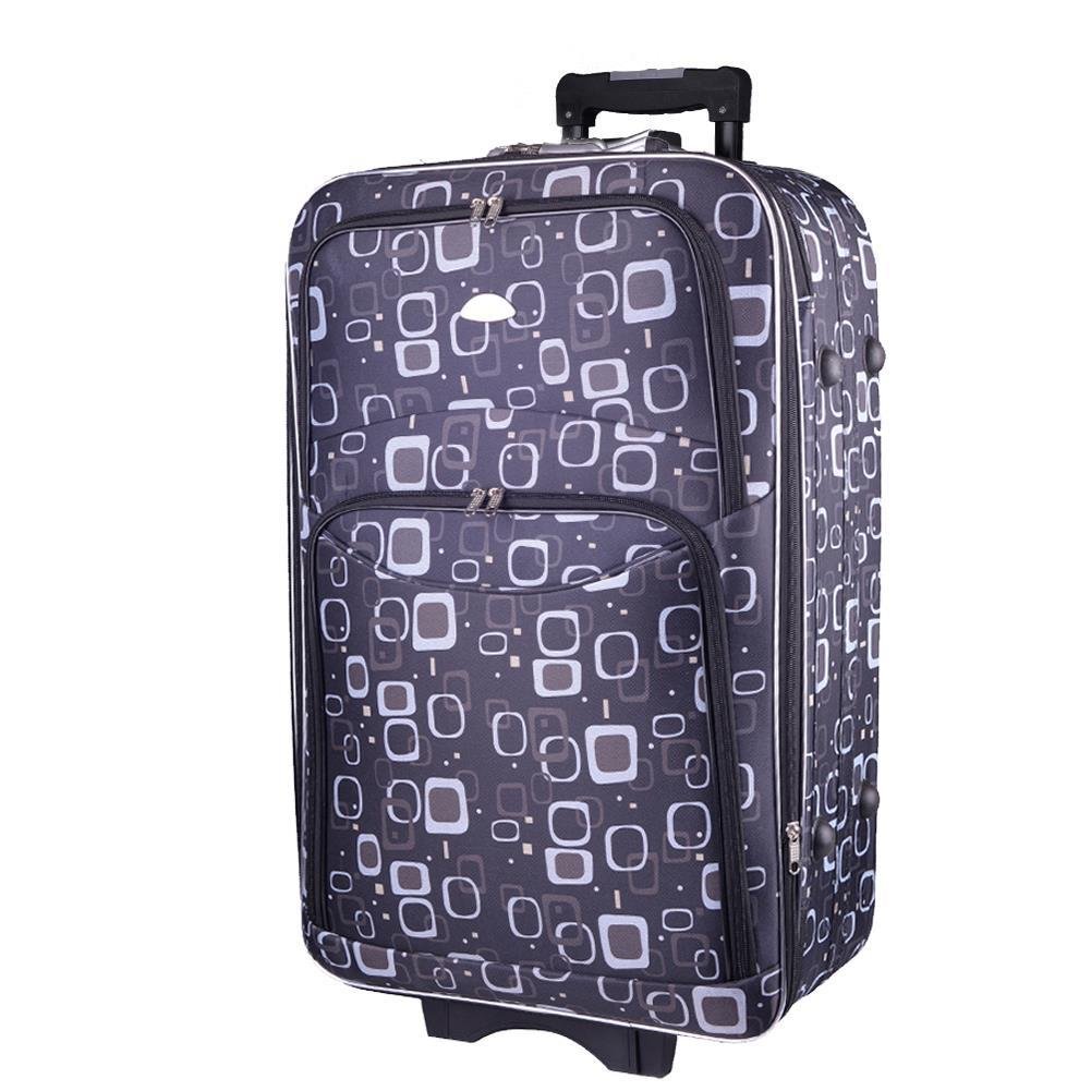 Duża walizka PELLUCCI RGL 773 L Czarno Szara - KEMER | Moda Sklep EMPIK.COM