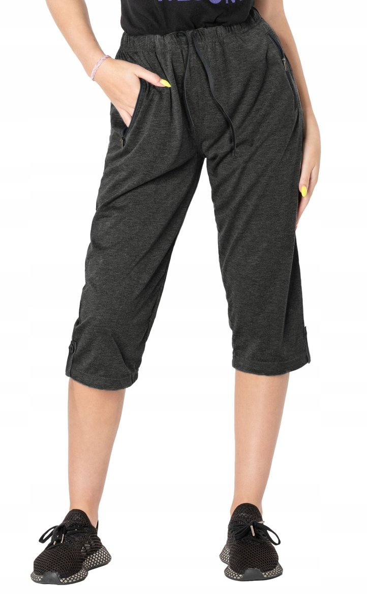 Duże Krótkie Spodenki Damskie Rybaczki 8313-4 7XL - Inna marka | Moda Sklep EMPIK.COM