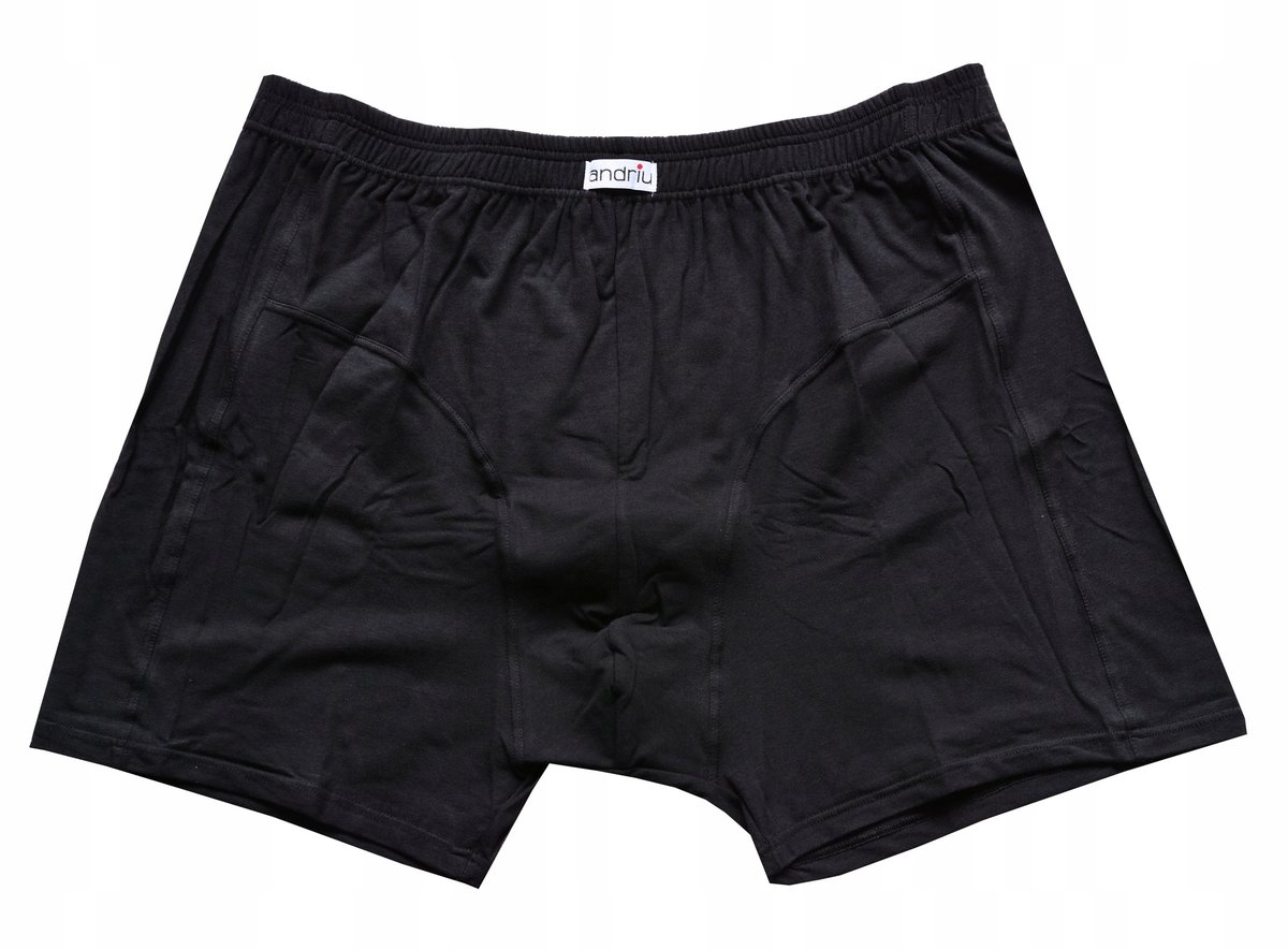 DUŻE MĘSKIE BOKSERKI ELASTYCZNE ANDRIU 7XL CZARNE - inna (Inny) | Moda Sklep EMPIK.COM