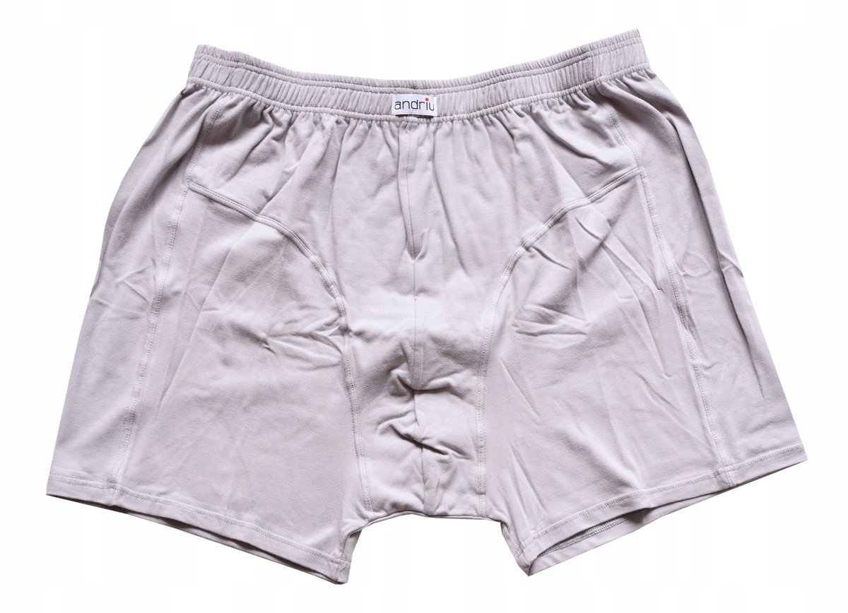 DUŻE MĘSKIE BOKSERKI ELASTYCZNE SZORTY ANDRIU 7XL JASNY SZARY duże rozmiary - inna (Inny) | Moda ...