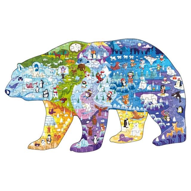 Duże puzzle edukacyjne Arthink - Miś polarny - 180 elementów - Arthink ...