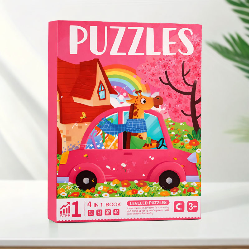 Duże puzzle magnetyczne - Poziom 1 - Pojazdy - HABARRI | Sklep EMPIK.COM