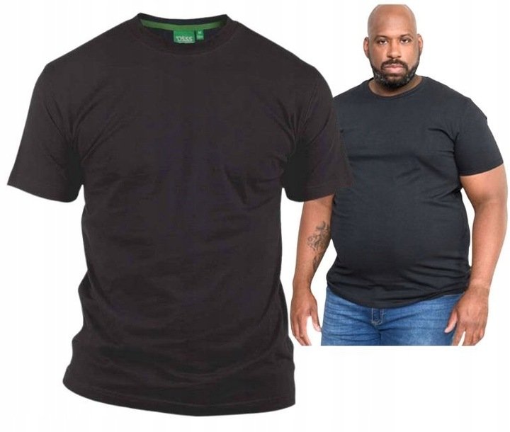 DUŻE ROZMIARY T-shirt Flyers czarny DUKE D555 6XL obw. 172cm - Inna marka | Moda Sklep EMPIK.COM