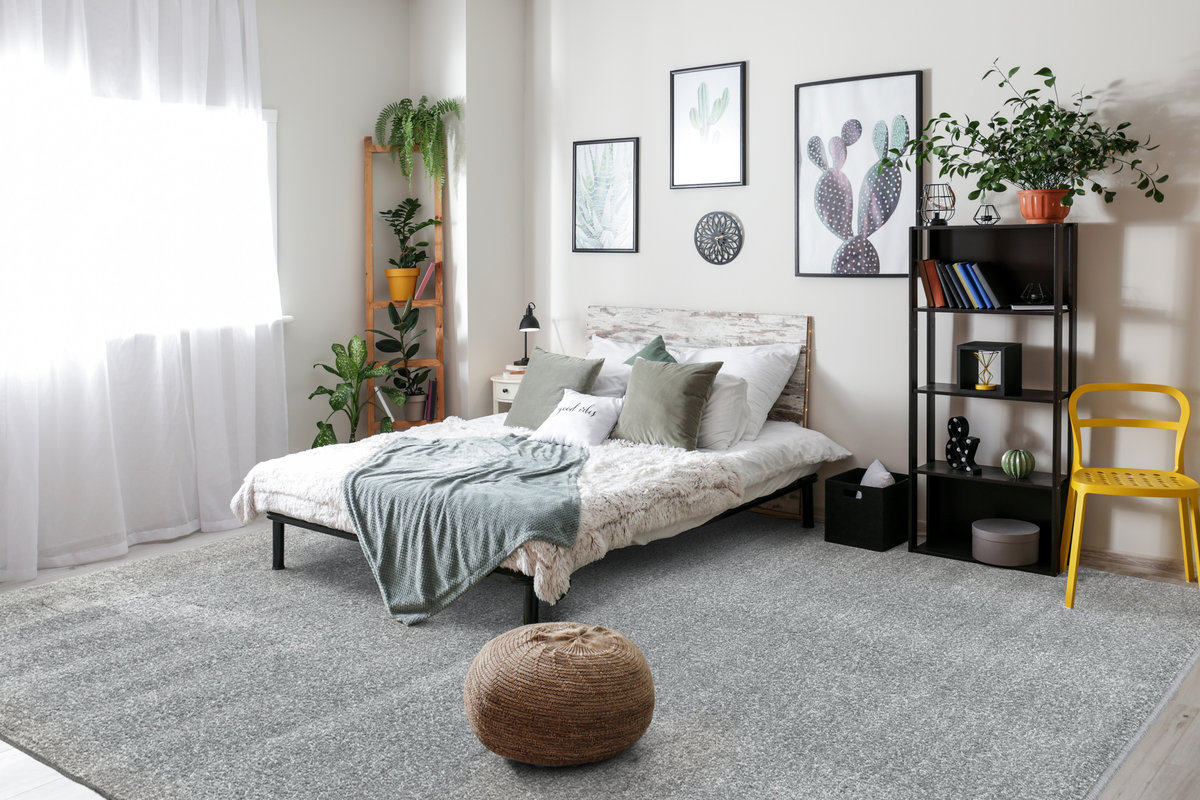 Duży dywan do salonu sypialni pokoju dziecka 200x300 cm szary loft - e ...