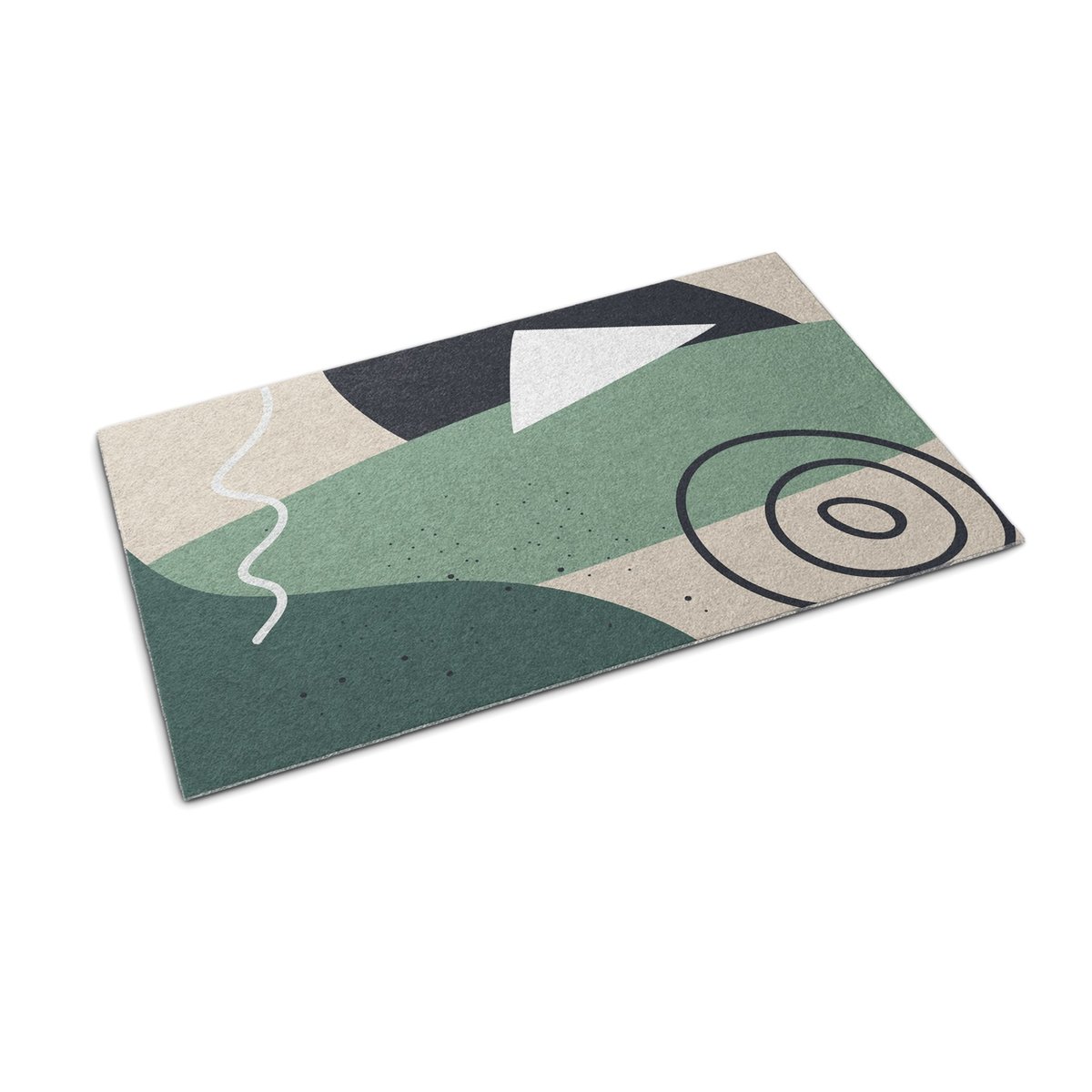 Duży dywan pod drzwi - 150x100 cm - Geometryczny Wzór - Tulup | Sklep ...