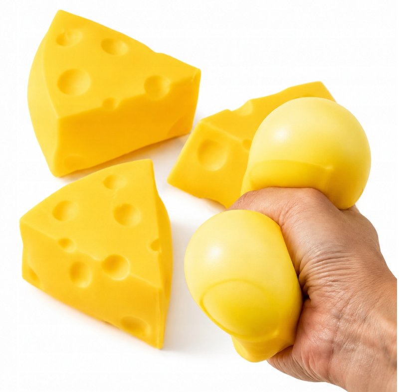 Duży Gniotek Antystresowy SER 8 cm Squishy Mochi Miękki Sensoryczny HIT ...