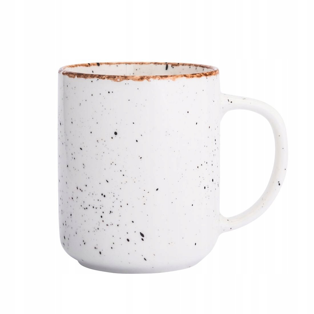 Duży kubek do kawy herbaty porcelanowy Altom Design Reactive Ivory 400 ...