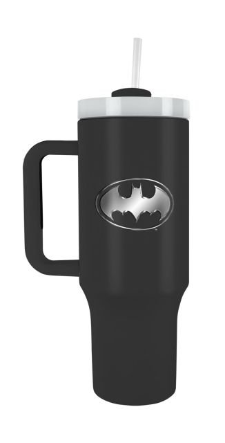 Duży kubek termiczny Batman Nietoperz 1140 ml Podróżny z uchwytem na ...