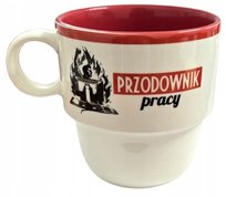 Duży kubek z nadrukiem PRL PRZODOWNIK PRACY 460 ml - Jawi | Sklep EMPIK.COM
