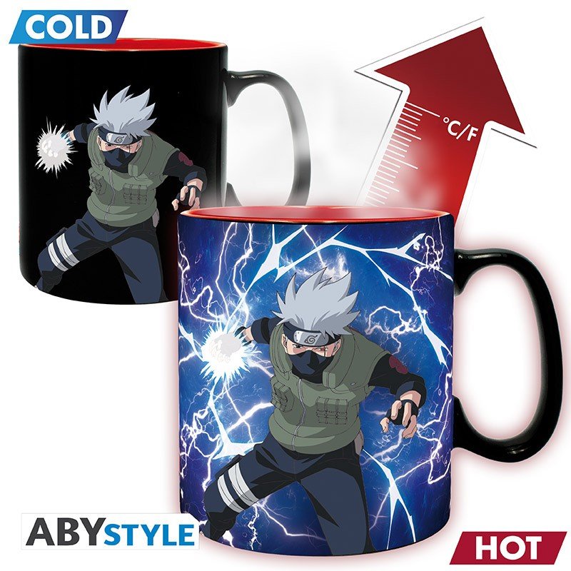 Duży kubek zmieniający kolor Naruto Shippuden - Kakashi/Itachi (460 ml ...
