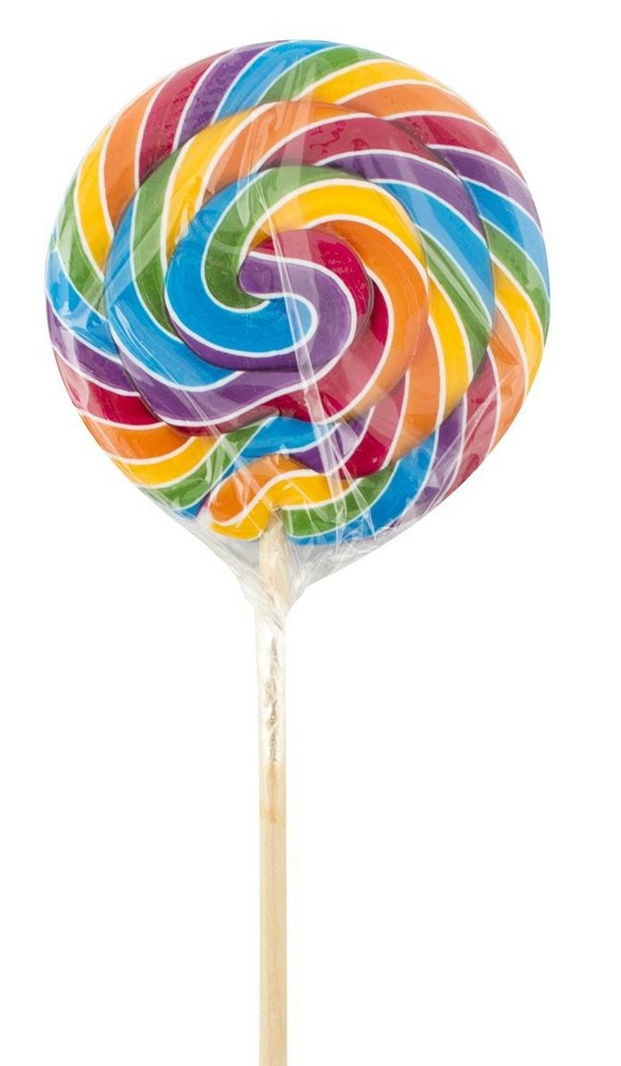 Duży Lizak Spiralny Kolorowy 80G Okrągły Lizak Xl. - Inna marka | Sklep ...