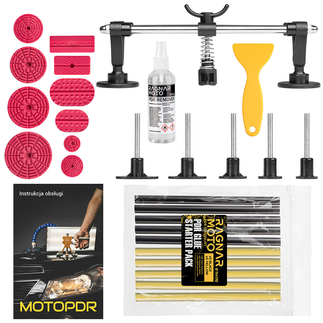 Duży Most Puller Pdr Do Wyciągania Usuwania Wgnieceń Z Akcesoriami ...