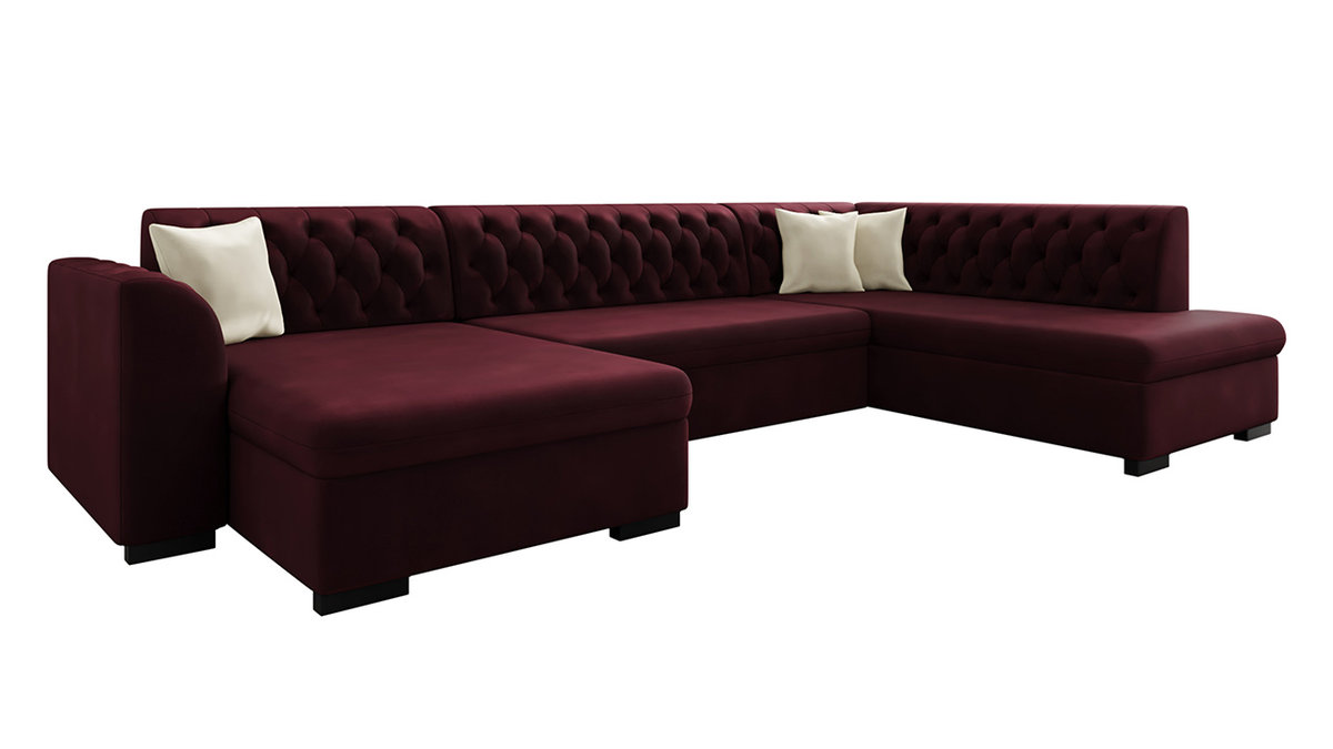 Duży narożnik do salonu Gerdin, Strona: Lewa, Magic Velvet 2202 + Magic ...