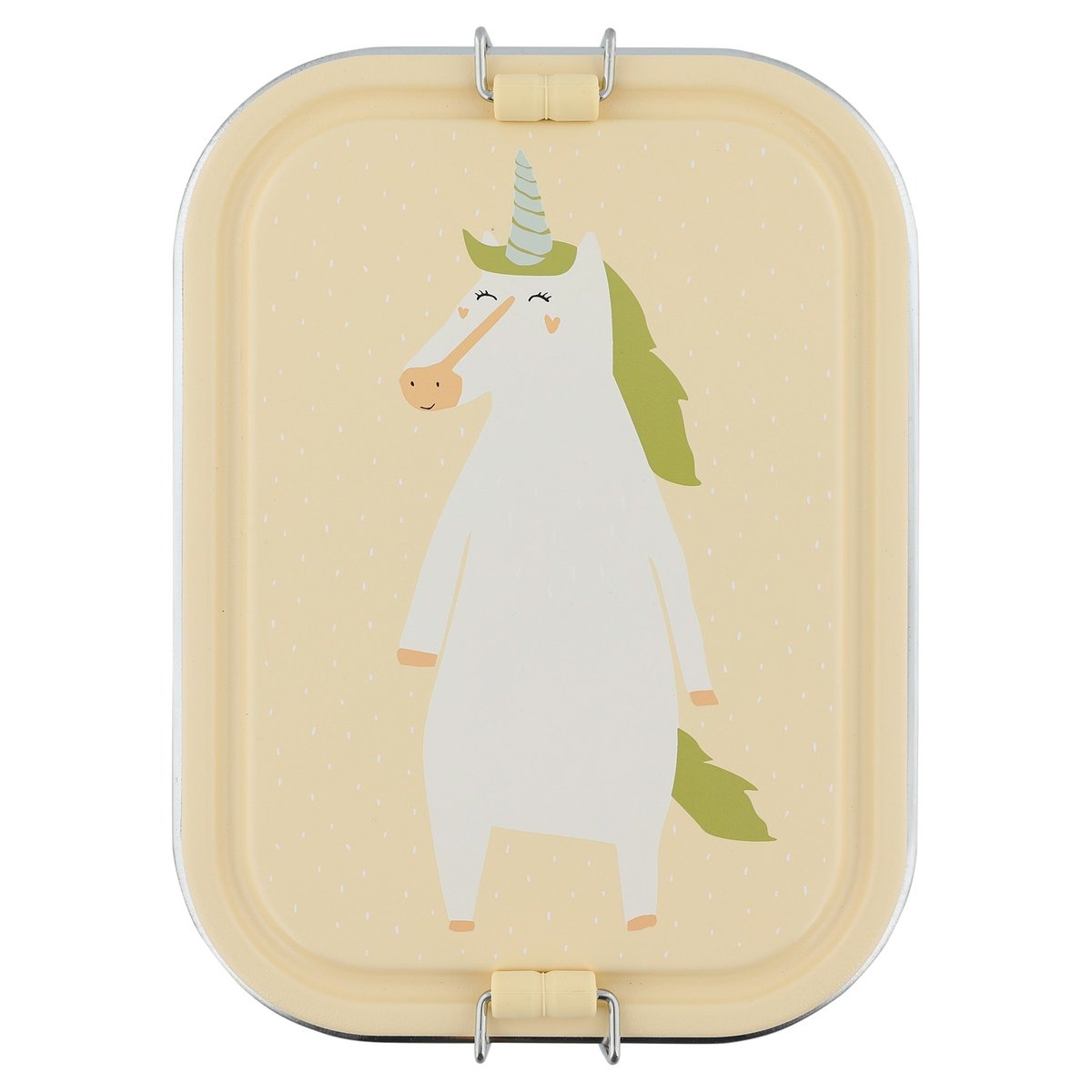 Duży stalowy lunch box - Jednorożec Trixie Baby - Lorena Canals | Sklep ...