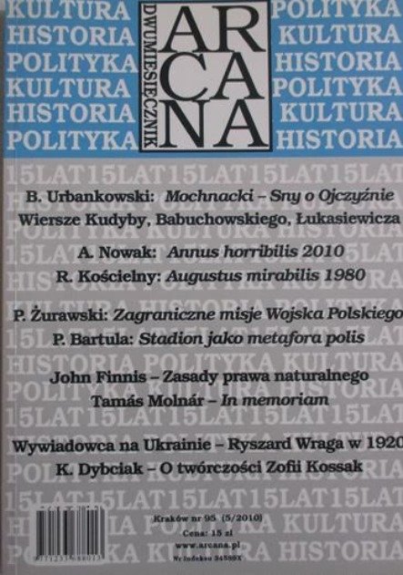 Dwumiesięcznik Arcana nr 95 - W opisie | Książka w Empik