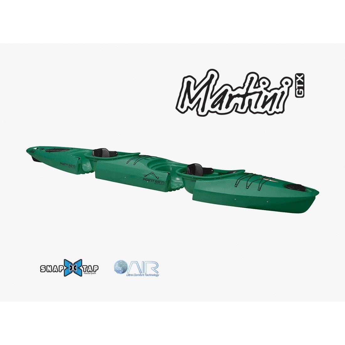 Dwuosobowy Kajak Składany 2W1 Martini Tandem Point 65 - Point 65 ...