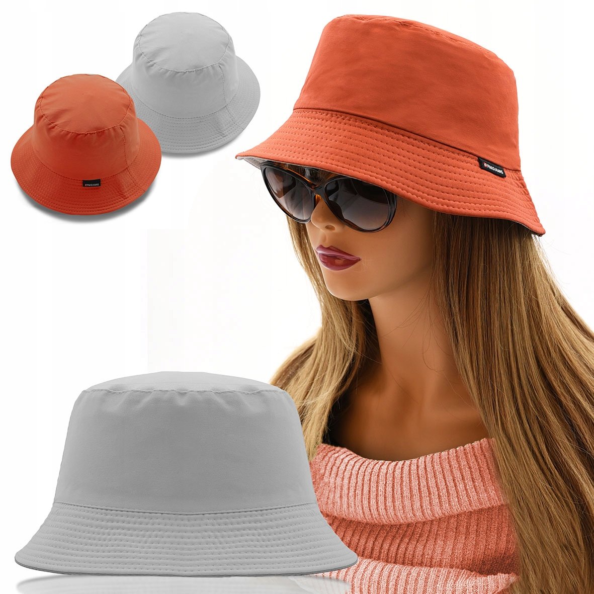 Dwustronny KAPELUSZ Letni Wędkarski Bucket Hat BAWEŁNIANY Pako Jeans - Pako Jeans | Moda Sklep ...