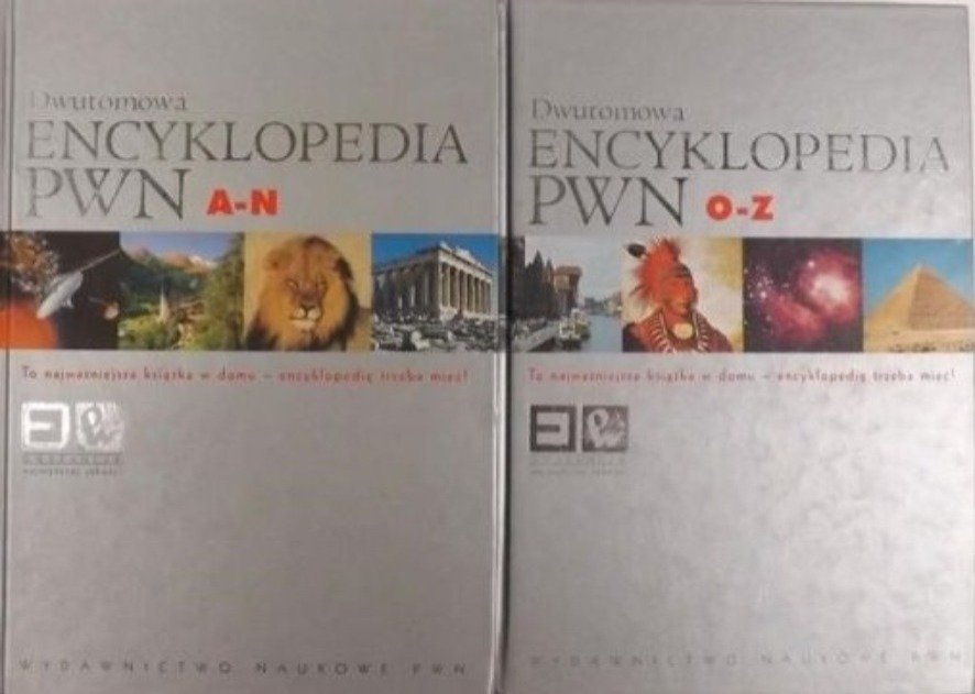Dwutomowa encyklopedia PWN Tom 1 i 2 - W opisie | Książka w Empik