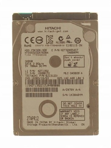 Dysk HDD HITACHI 320GB 8MB 2,5'' 5400 SATA - Inna marka | Sklep EMPIK.COM