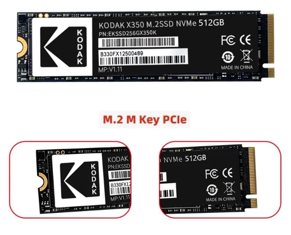 Dysk wewnętrzny SSD KODAK 512GB M.2 NVMe 2280 PCIe 3x4 SZYBKI - Kodak | Sklep EMPIK.COM