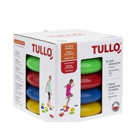 Dyski Sensoryczne 4 Szt - Tullo | Sport Sklep EMPIK.COM