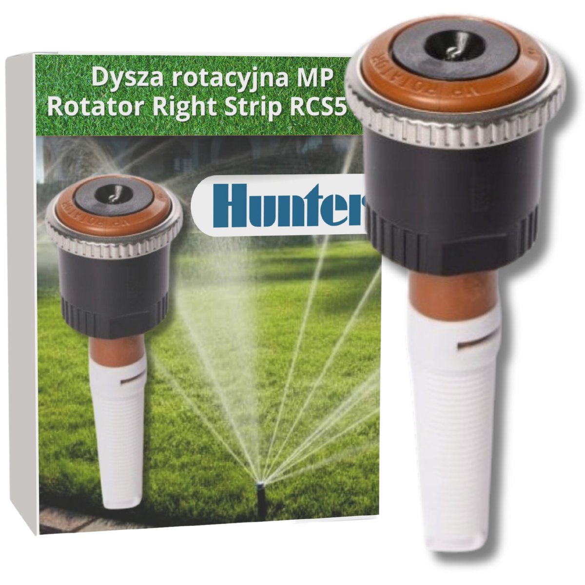 Dysza Rotacyjna Hunter MP Rotator Right Strip Zasięg 1,5 x 4,6m ...