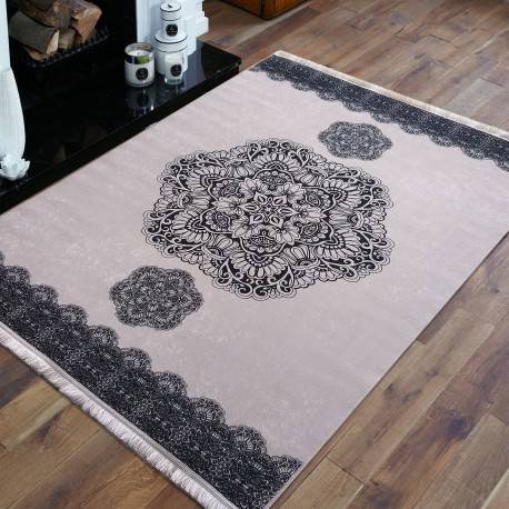 Dywan Antypoślizgowy Do Salonu Tatoo Kremowy 10 Horeca-160X220 Cm ...