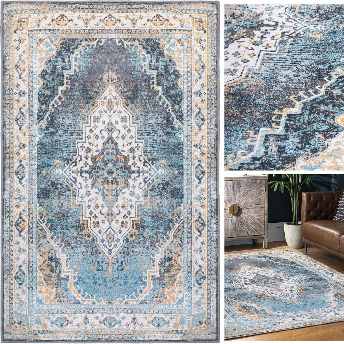 Dywan Do Salonu Modny Orientalny Vintage 180X260 - Tutumi | Sklep EMPIK.COM