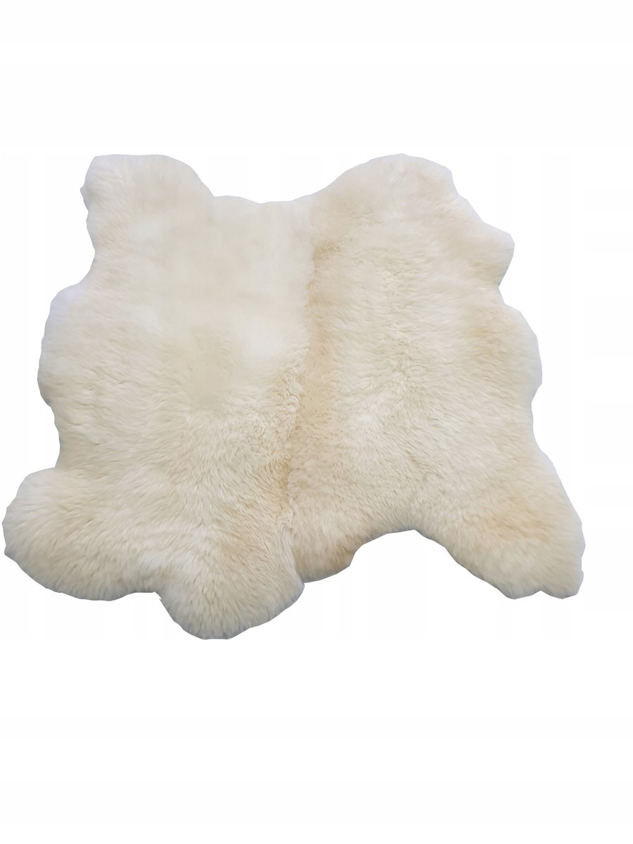 Dywan dwójka– skóra owcza zszyta bokiem – biały- m - Furryman | Sklep ...