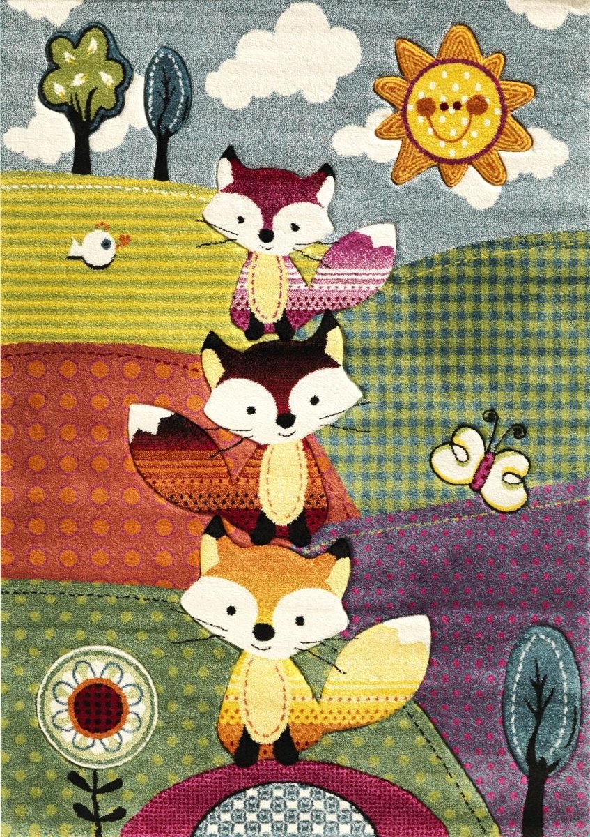 Dywan Dziecięcy 3D Diamond Fox 120X170 - Komfort | Sklep EMPIK.COM