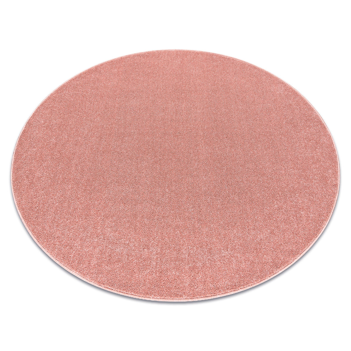 Dywan Eton Plus Koło Pudrowy Róż Jednolity, Jednokolorowy, Gładki, Koło ...
