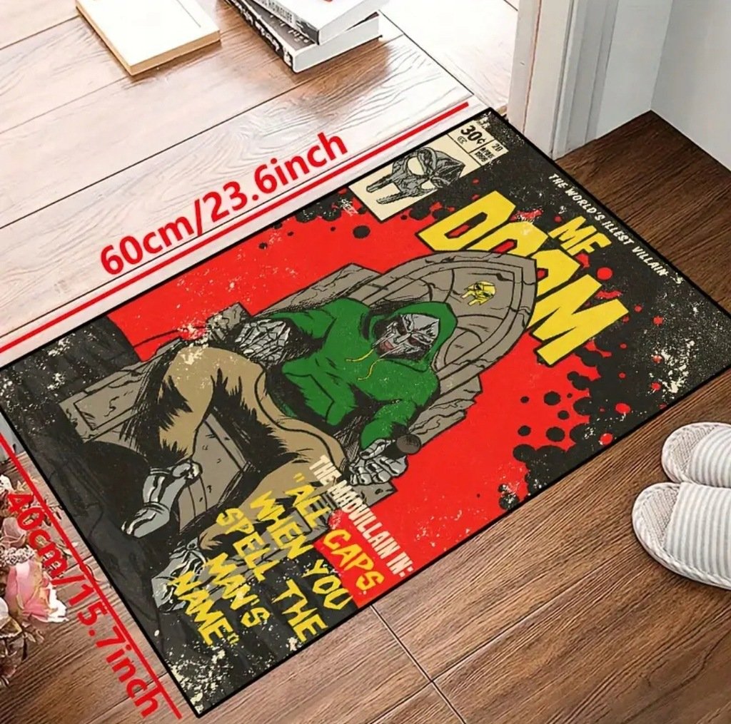Dywan MF DOOM rap 60 x 40 cm mata antypoślizgowa - Inna marka | Sklep ...