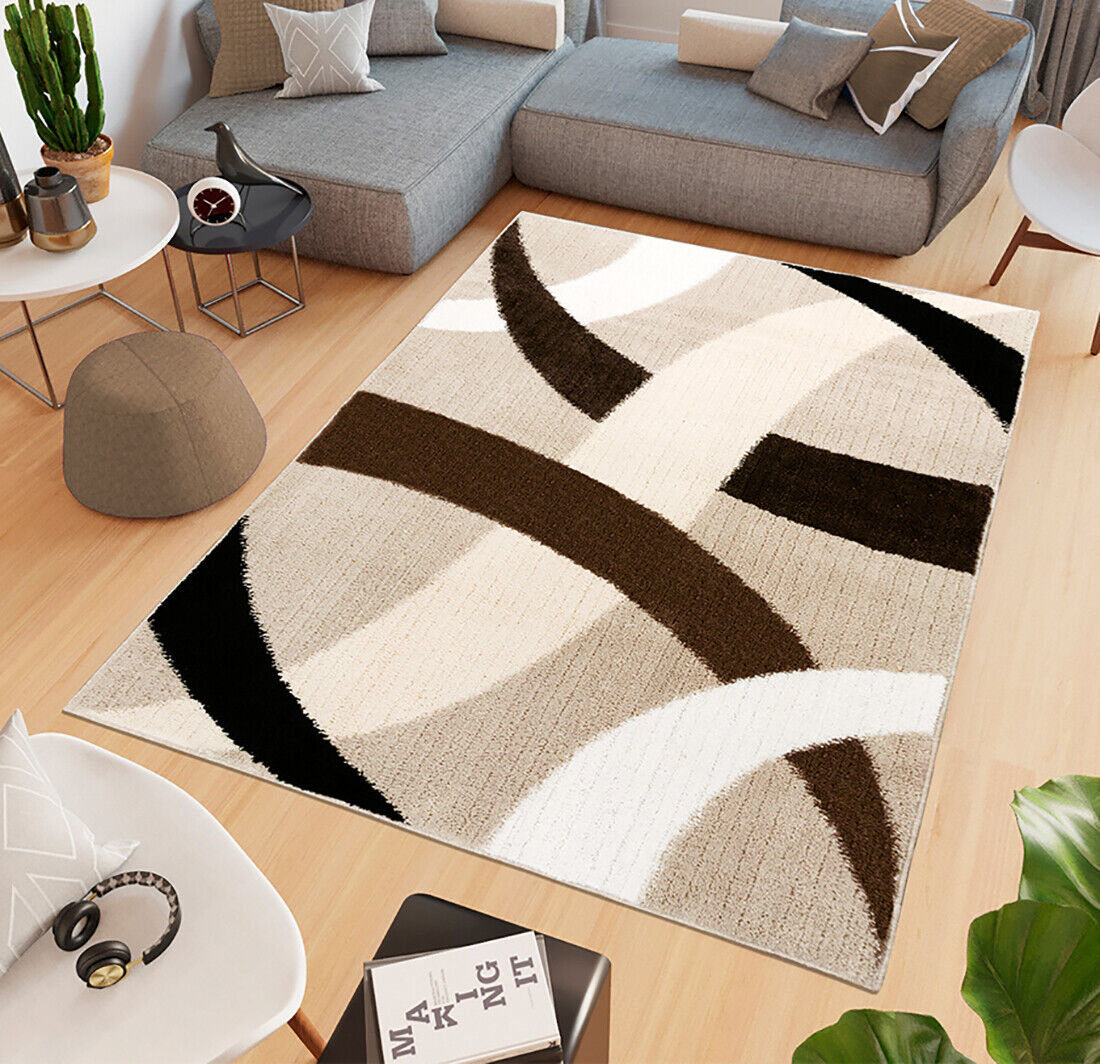 Dywan Salon 120X180 cm Antypoślizgowy 100% Made in Italy Nowoczesny ...