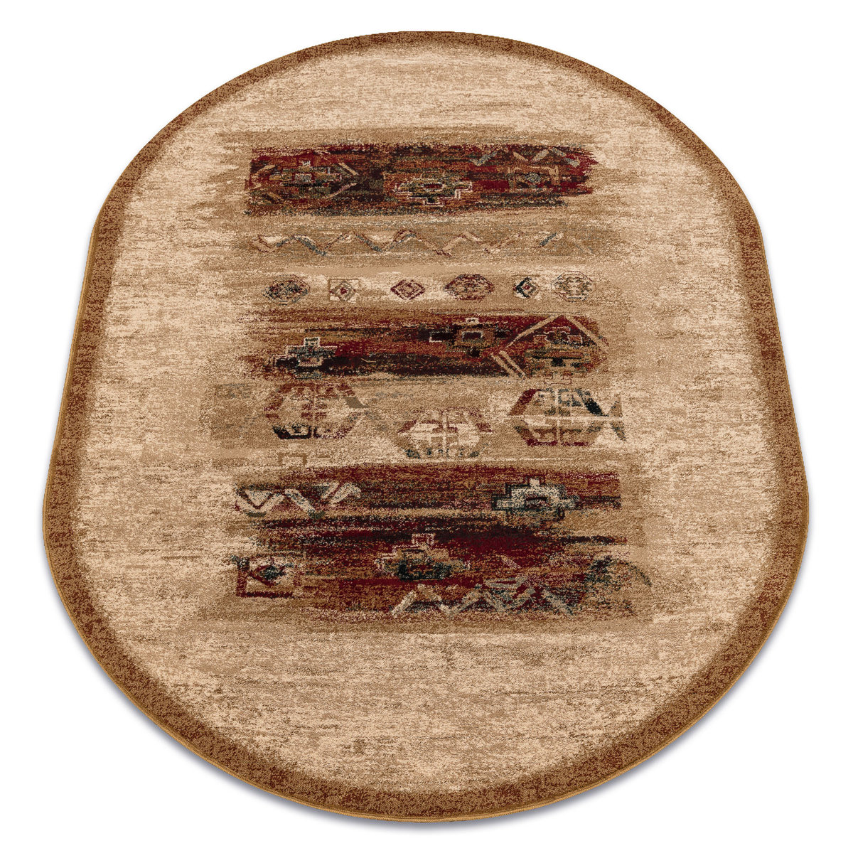 Dywan wełniany OMEGA owal MODENA jasny rubin, 170x235 cm - Dywany ...