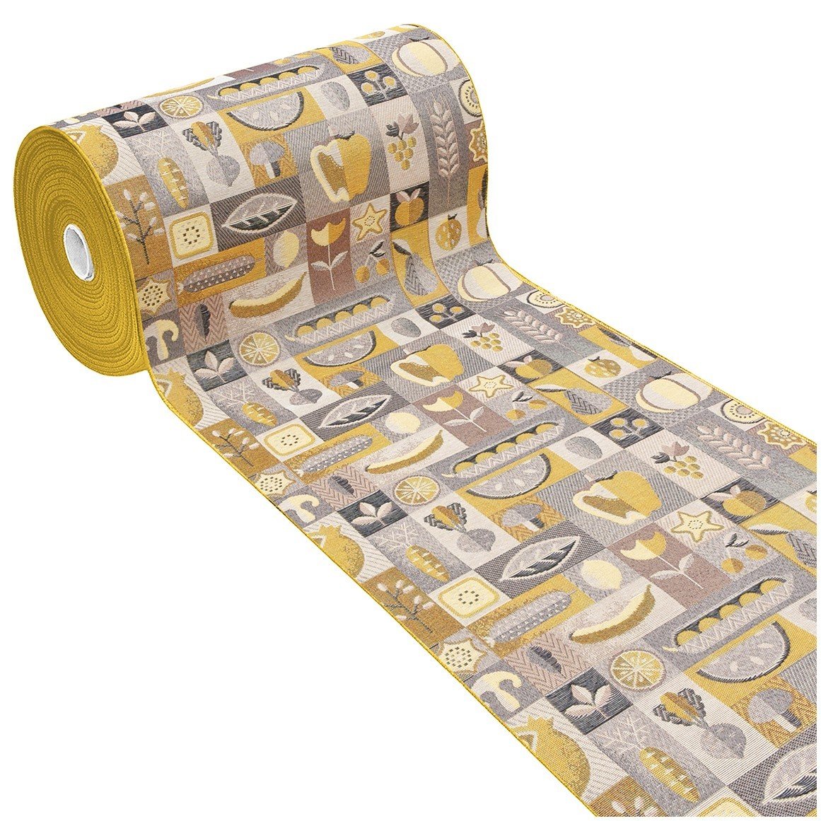 Dywanik Kuchenny 52x190 Cm Chłonny Obrzeże Antypoślizgowy Owoce i ...
