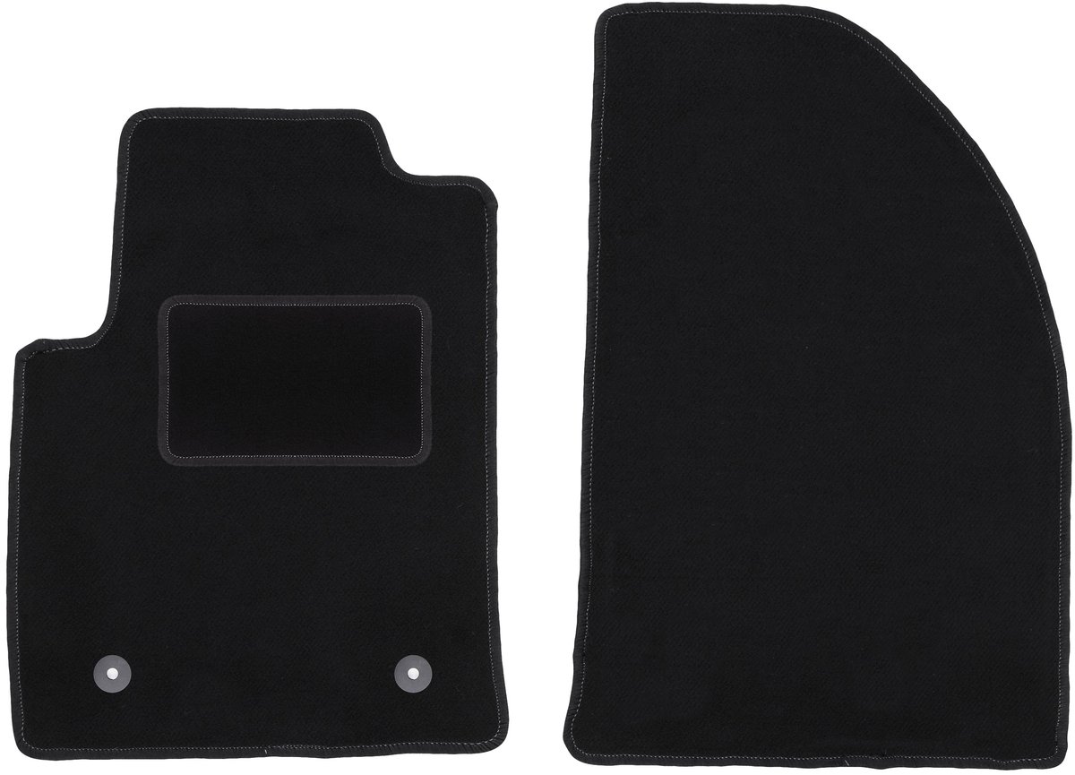 Dywaniki przednie, do: Ford Fusion (2005-2012) hatchback- welurowe ...