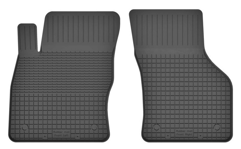 Dywaniki przednie gumowe do: Skoda Audi A3 8Y MHEV (2020-) 0- czarne dywaniki samochodowe ...