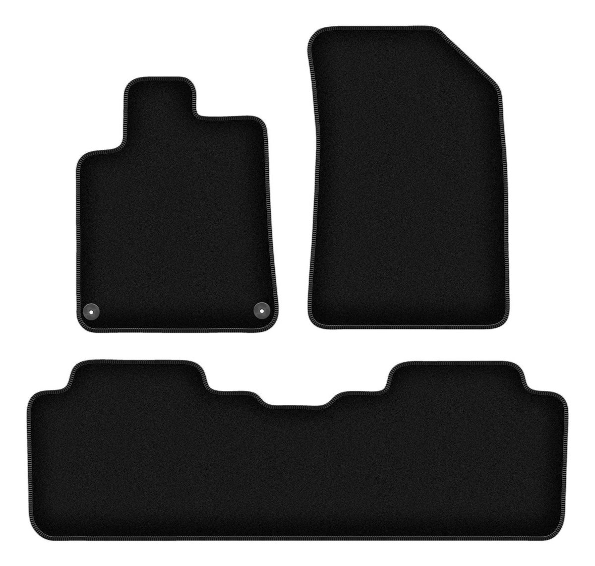 Dywaniki welurowe BASIC do Peugeot 407 (2004-2011) coupe, sedan, kombi, SW dopasowane ...