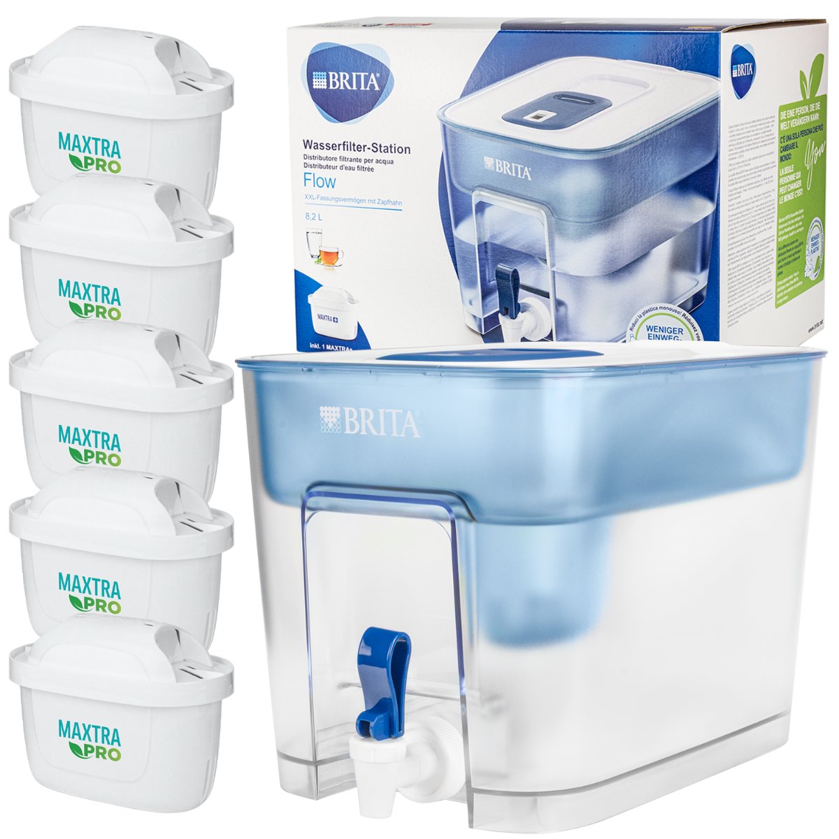 Dzbanek Filtrujący Brita Flow 8,2L + 4x Filtr Brita Maxtra 1szt. (Pure ...