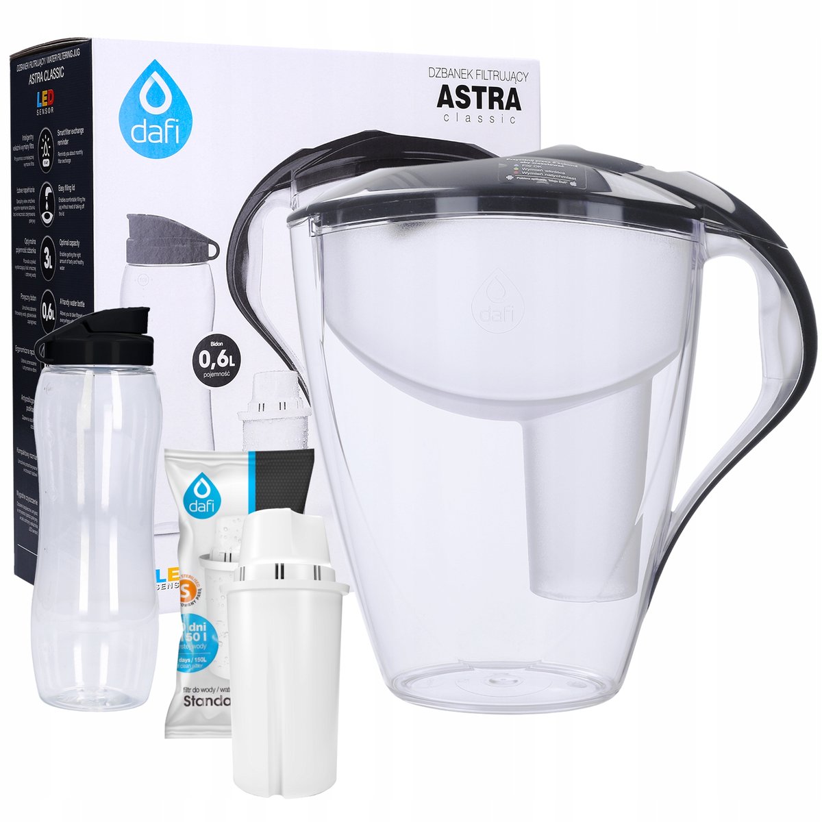 Dzbanek Filtrujący Dafi Astra 3L + 1 Filtr Classic - Dafi | Sklep EMPIK.COM