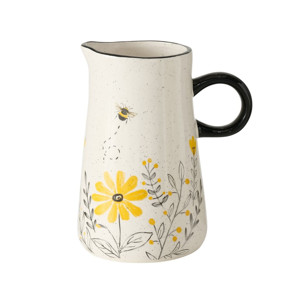 Dzbanek z kamionki, ręcznie malowany, BIENI - Boltze Home | Sklep EMPIK.COM