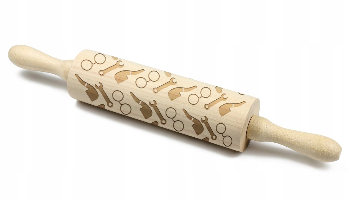 Dziadek - Grawerowany Wałek Do Ciasta, Dla Młośników Wypieków, Marka ...