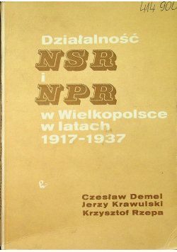 Działalność NSR i NPR w Wielkopolsce w latach 1917 - 1937 - Wydawnictwo Naukowe PWN | Książka w ...