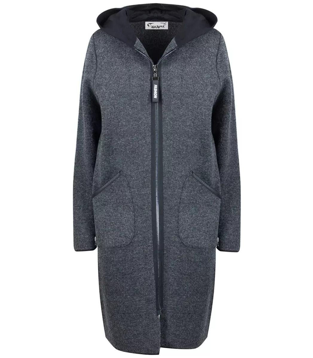 Dzianinowy płaszcz przejściowy kardigan LEA-XL - Agrafka | Moda Sklep ...