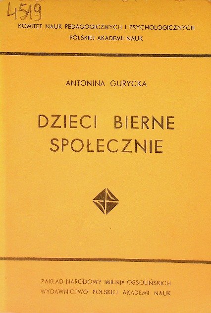 Dzieci bierne społecznie - Opracowanie zbiorowe | Książka w Empik