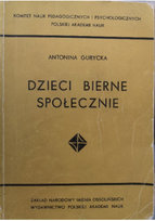 Dzieci bierne społecznie - Gurycka Antonina | Książka w Empik