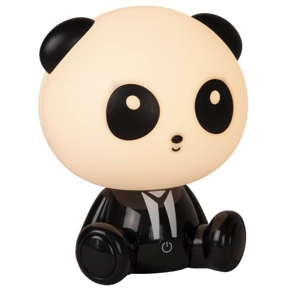 Dziecięca Lampa Nocna Dodo Panda Led 3W Czarna Biała - Lucide | Sklep ...