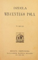 Dzieła Wincentego Pola Tom III 1930 r. - Pol Wincenty | Książka w Empik