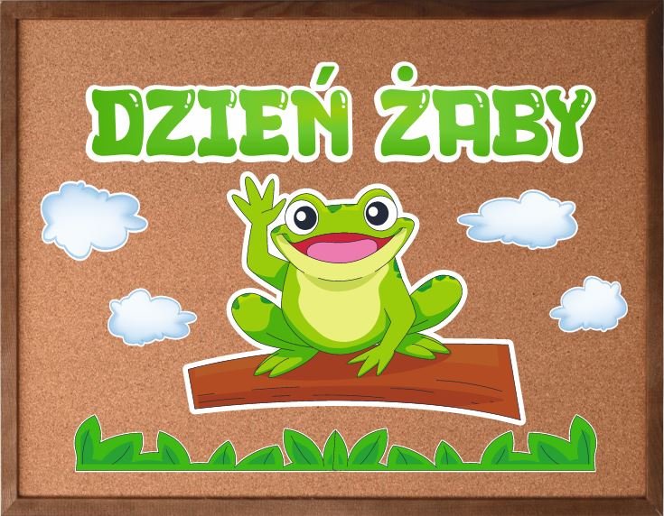 Dzień Żaby- dekoracje do gazetek szkolnych XXXL - Inna marka | Sklep ...