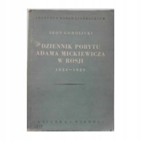 Dziennik pobytu Adama Mickiewicza w Rosji 1824-1829 - Alberti Battista ...